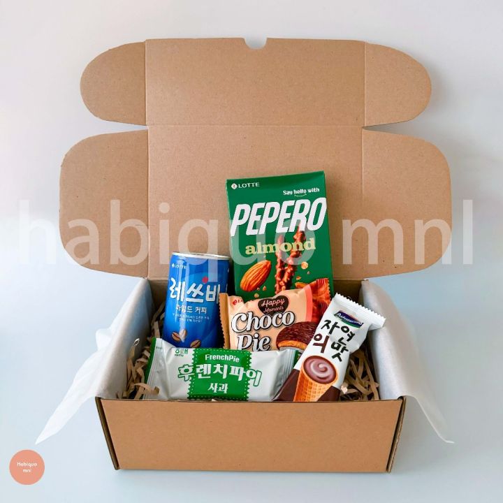 Kdrama Korean Snack Box Gift Set Goodies Gift Idea Curated Sweets ...