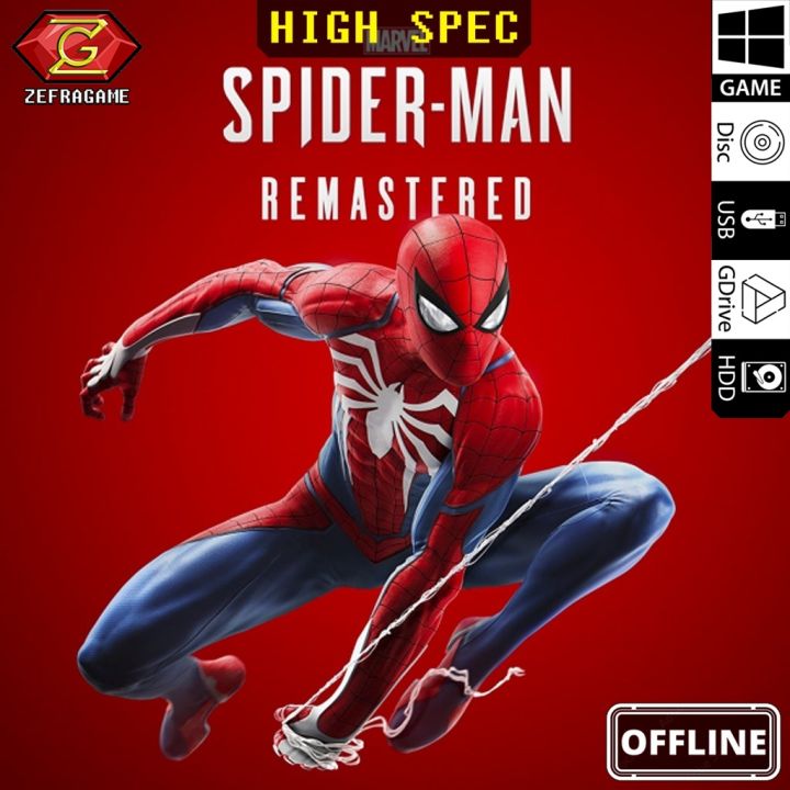 SPIDERMAN Remastered PC Full Version | Lazada Indonesia