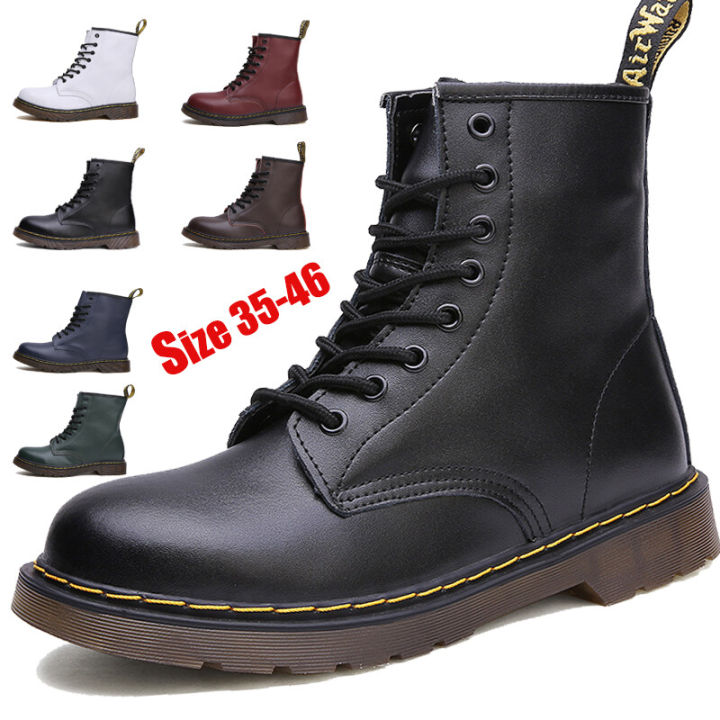 Ready Stock Brand Dr Casual Men Boots Martens Waterproof Couple Martins ...