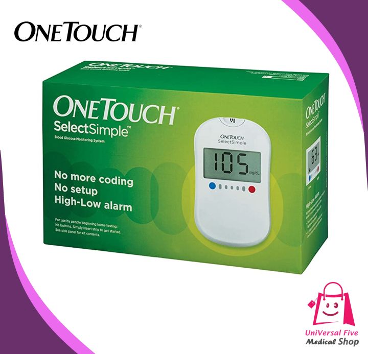 One Touch Select Simple Blood Glucose Monitoring System Glucose Machine ... One Touch Select Simple Blood Glucose Monitoring System Glucose Machine ...