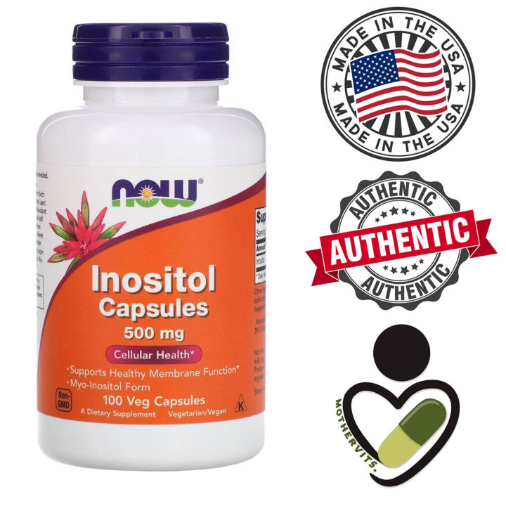 Now Foods, Inositol Capsules, 500 mg, 100 Veg Capsules | Lazada PH