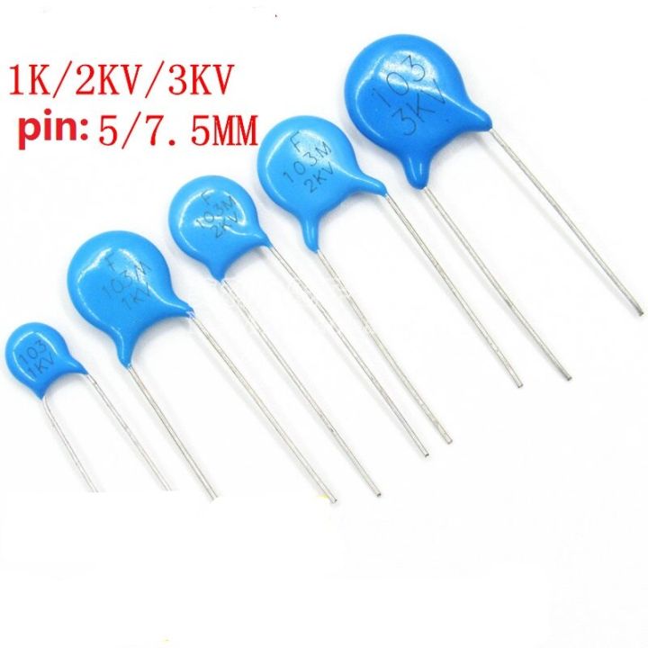 20PCS High voltage Ceramic capacitor 3KV 2KV 1KV 5p 10P 15P 20P 22P 27P ...
