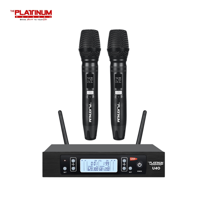 Platinum Karaoke U40 PTW 600U Wireless Microphone | Lazada PH