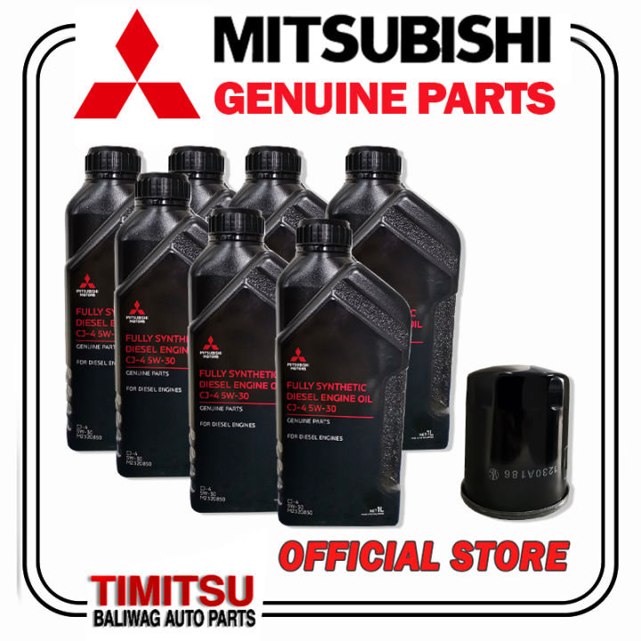 CHANGE OIL BUNDLE 5W-30 FULLY SYNTHETIC DIESEL MITSUBISHI MONTERO GEN 2 ...