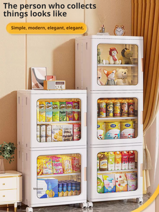 Home living room folding storage cabinet | Lazada