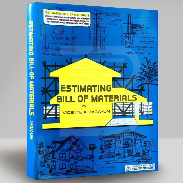books ESTIMATING BILL OF MATERIALS - Vicente A. Tagayun | Lazada PH