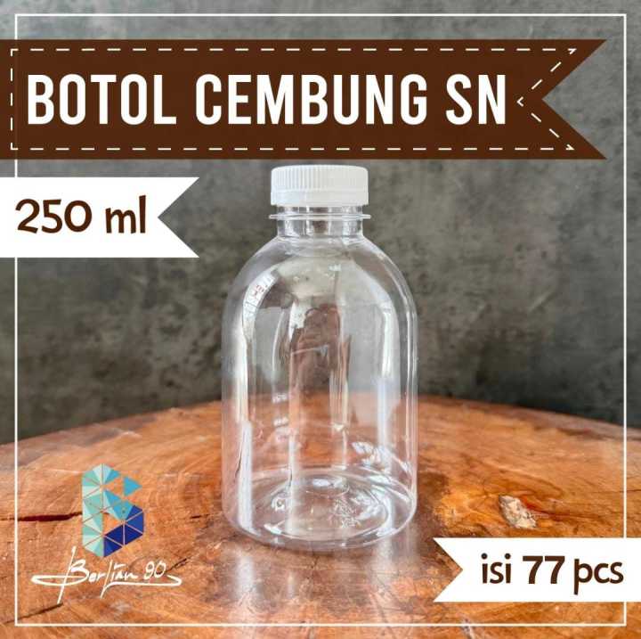 (20 PCS) Botol gemoy plastik botol cembung SN 250 ML Botol plastik ...
