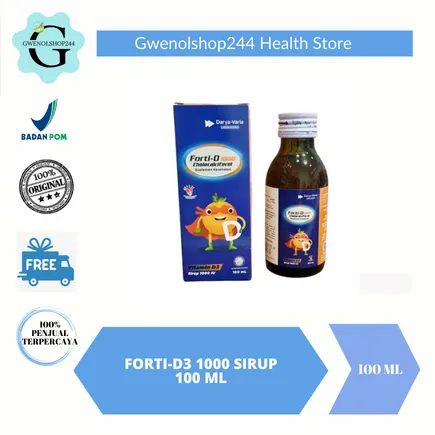 Forti-d3 1000 Sirup 100ml Vitamin D3 | Lazada Indonesia