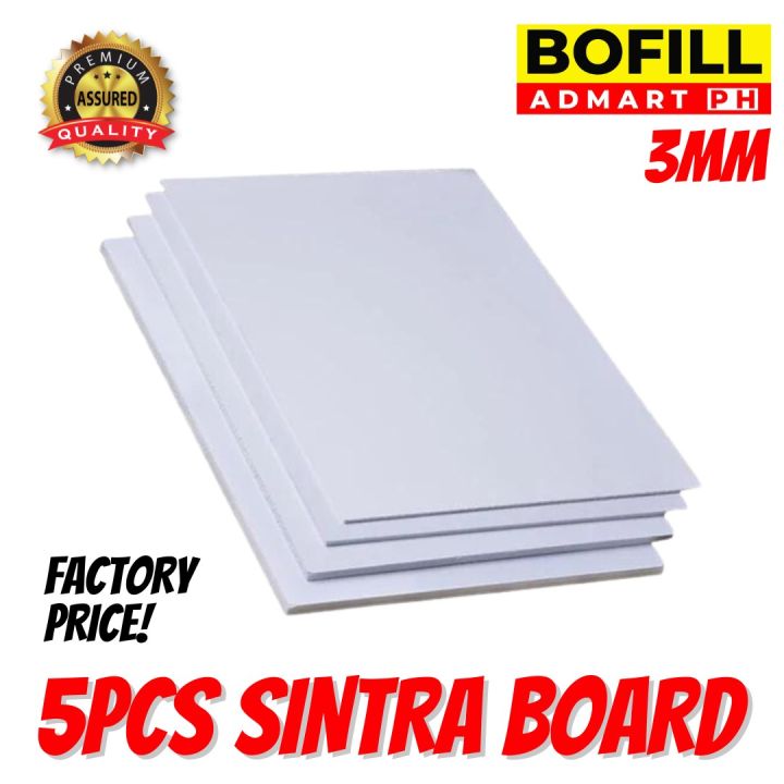 WHITE BLANK SINTRA BOARD 3mm A3 A4 A5 Size 5pcs | Lazada PH