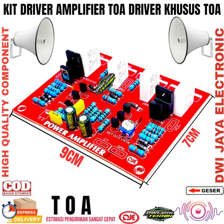Driver Amplifier TOA | Kit Driver Amplifier TOA | Driver TOA | Kit TOA ...