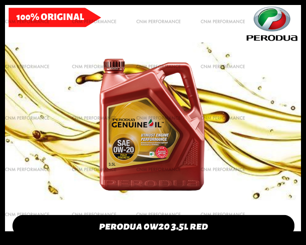 70011011 PERODUA 0W20 Fully Synthetic SAE API SN Engine Oil 3.5Liter ...