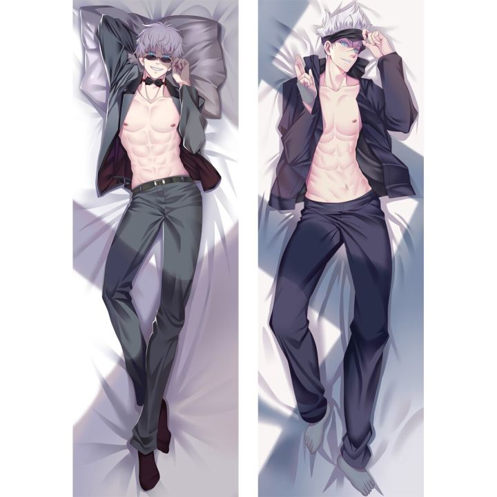 Anime Jujutsu Kaisen Gojo Satoru cosplay body pillowcase Dakimakura 3D ...