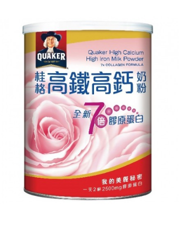 Quaker High Calcium High Iron Milk Powder 7x Collagen Formula 750grams ...