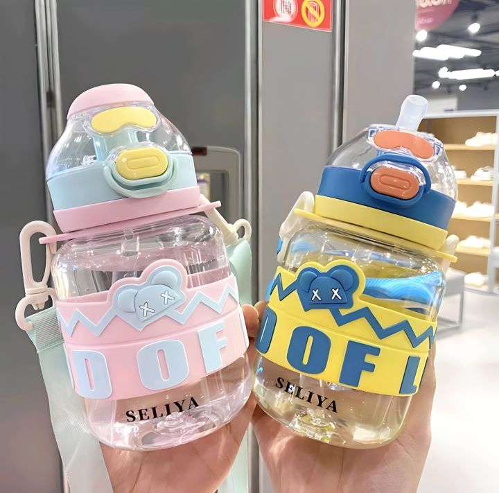 Botol Minum Anak Seliya 600ML + Tali Panjang dan Sedotan 2682 BPA Free | Lazada Indonesia