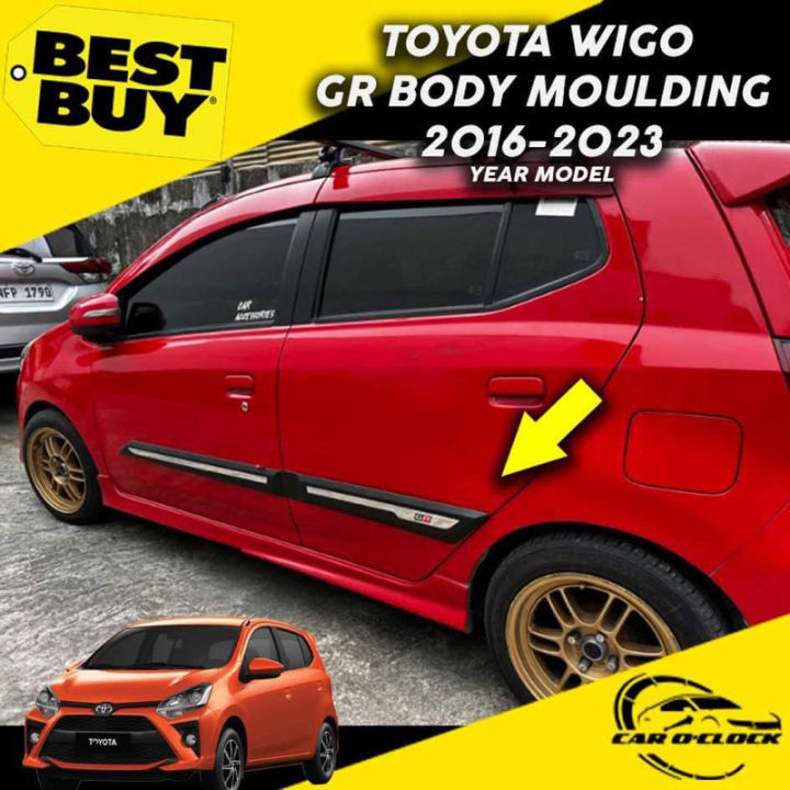 Toyota Wigo GR Body Moulding 2016 up to 2023 | Lazada PH