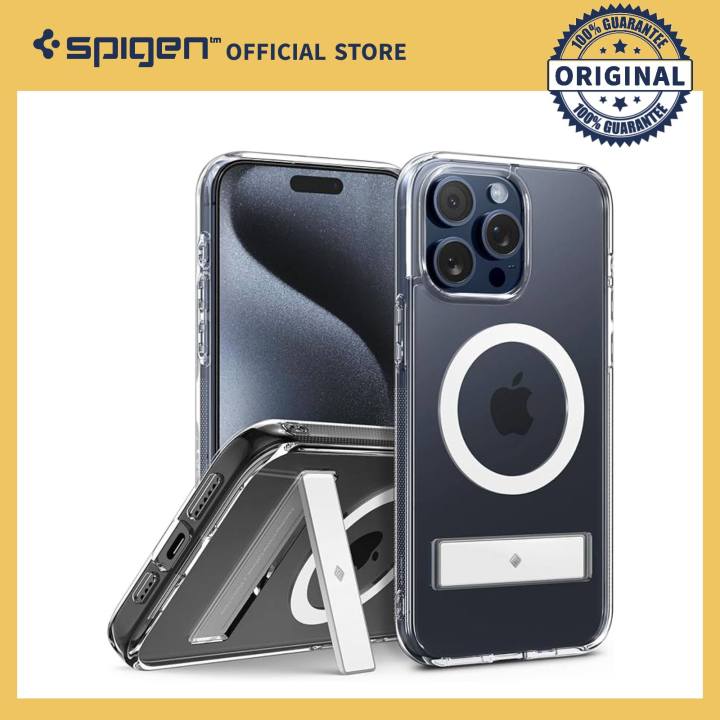 Caseology by Spigen iPhone 16 Pro / 15 Pro Case Capella Mag Kickstand ...