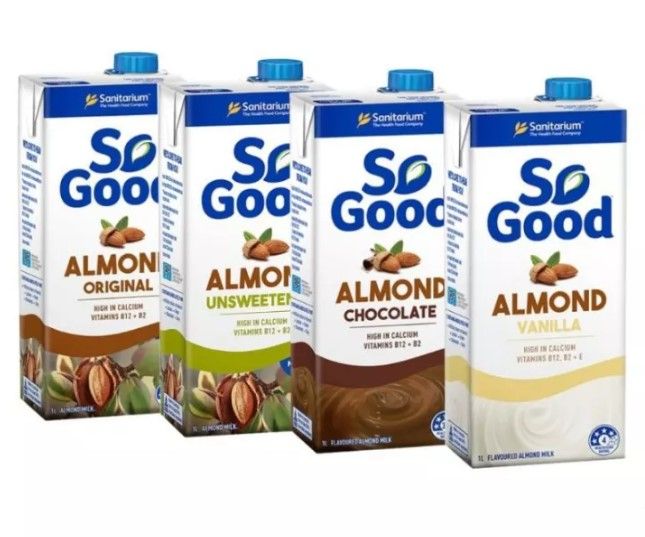 Sanitarium SO GOOD Almond milk 澳洲 SO GOOD杏仁奶 (Original/Unsweetened) 1L ...