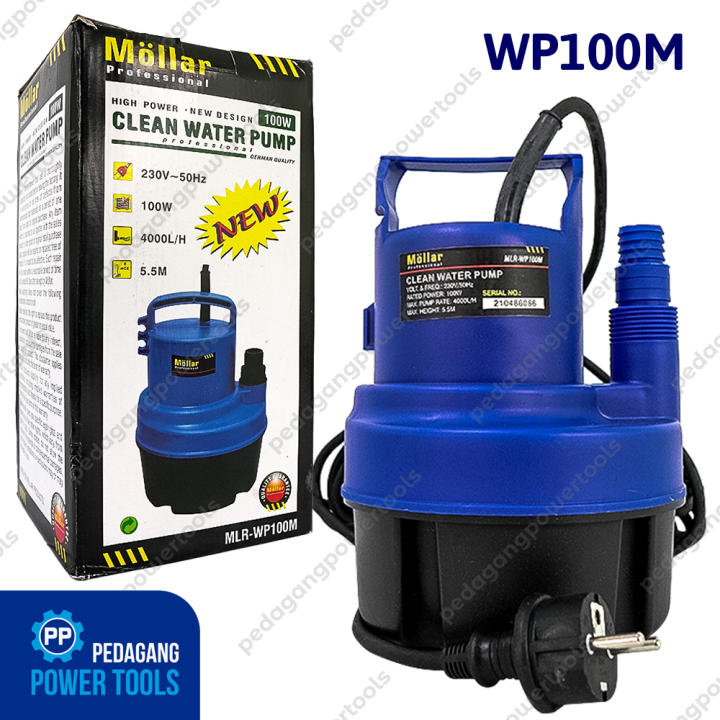 MOLLAR WP100M POMPA CELUP AIR BERSIH MANUAL 100W KOLAM IKAN WATER PUMP | Lazada Indonesia