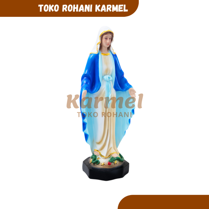 PATUNG BUNDA MARIA 40 CM / PATUNG MARIA TANGAN TERBUKA / PATUNG KATOLIK ...