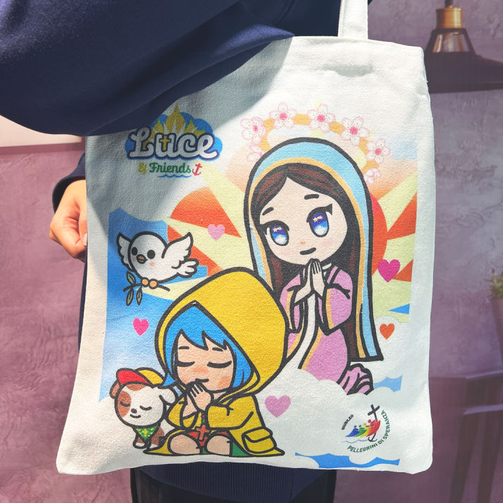 Catholic Vatican Canvas Bag Anime Lucky Characters Luce Merchandise ...