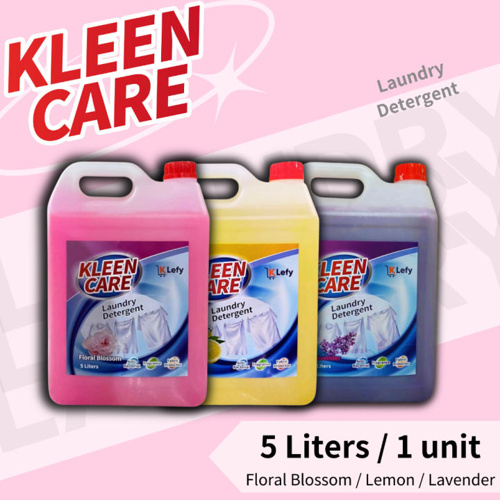 KleenCare SABUN DOBI WANGI+PELEMBUT+ANTIBAKTIRIA 5KG LIQUID LAUNDRY ...