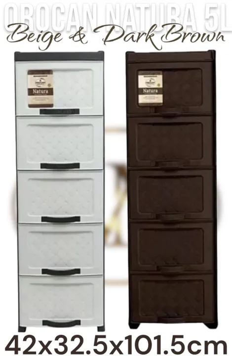 OROCAN NATURA RATTAN DRAWER 5 LAYER | Lazada PH