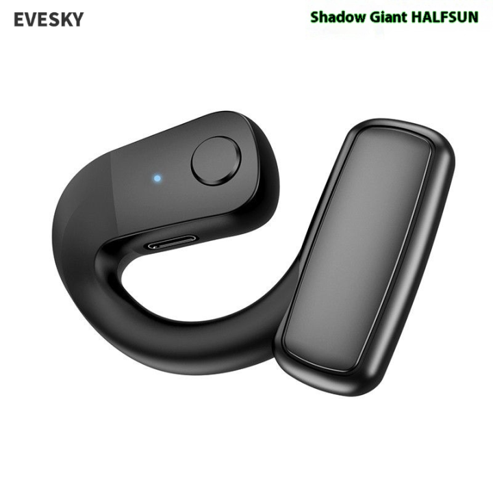 EVESKY หูฟังบลูทูธ HALFSUN M38 แบตเตอรี่ยาวสำหรับคนขับและผู้ขับขี่ ...
