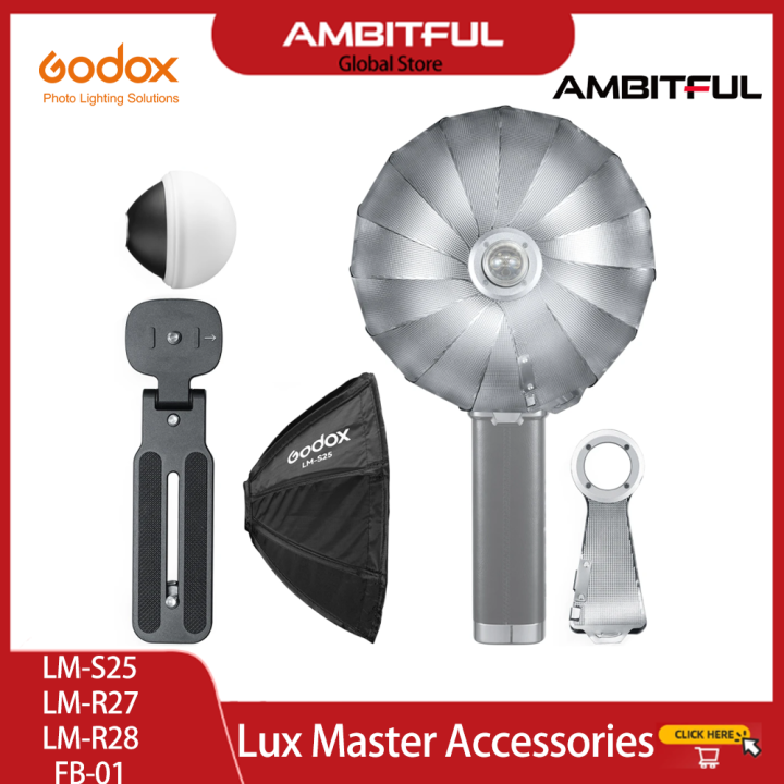 Godox Lux Master Accessories LM-S25 Octagonal Softbox LM-R27 Fan Type ...