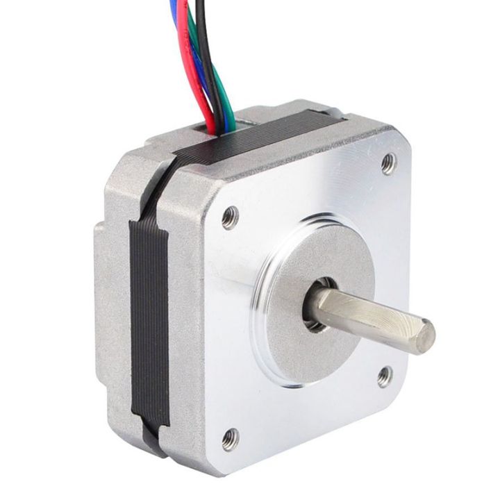 17Hs08-1004S 4-Lead Nema 17 Stepper Motor 20Mm 1A 13Ncm(18.4Oz.In) 42 ...