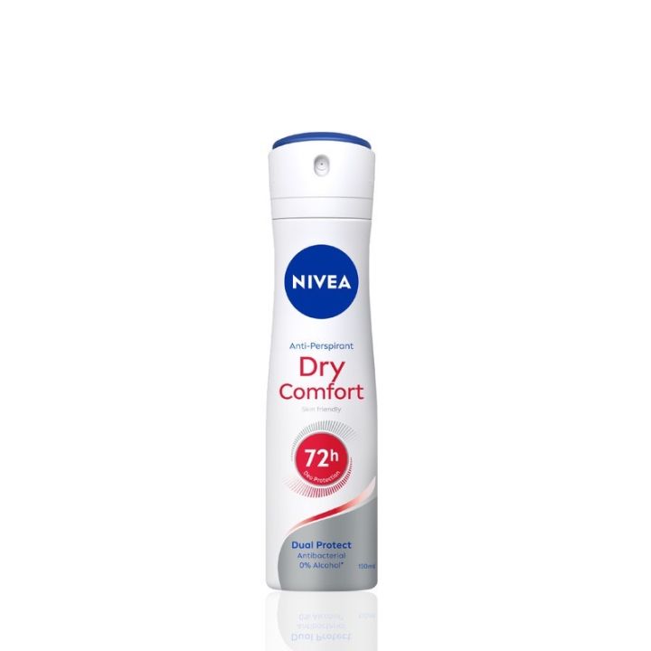 Nivea Female Deodorant Spray 150ml - Dry Comfort | Lazada
