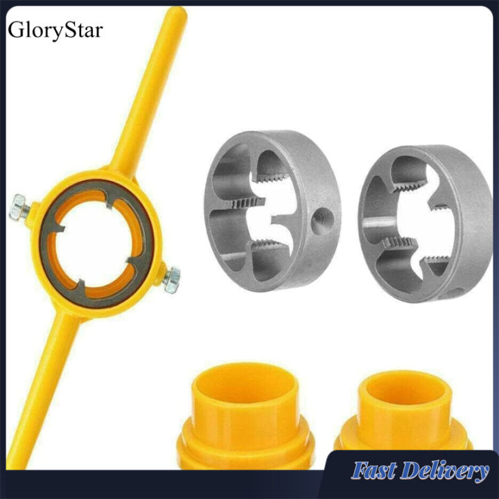 GloryStar 6 PCS Tap And Die Set, Pipe Threader Kit With 1/2", 3/4" And ...