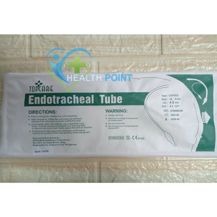 Endotracheal Tube (ET TUBE) - RANDOM BRAND E.T. Tube ( 1 Piece) | Lazada PH