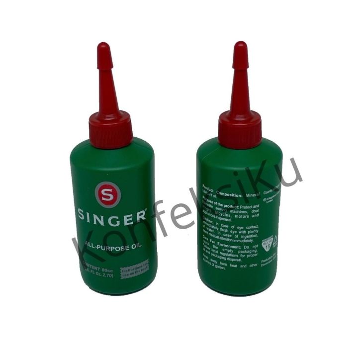 Minyak Mesin Jahit Singer / All Purpose Oil 80cc / Minyak Singer ...