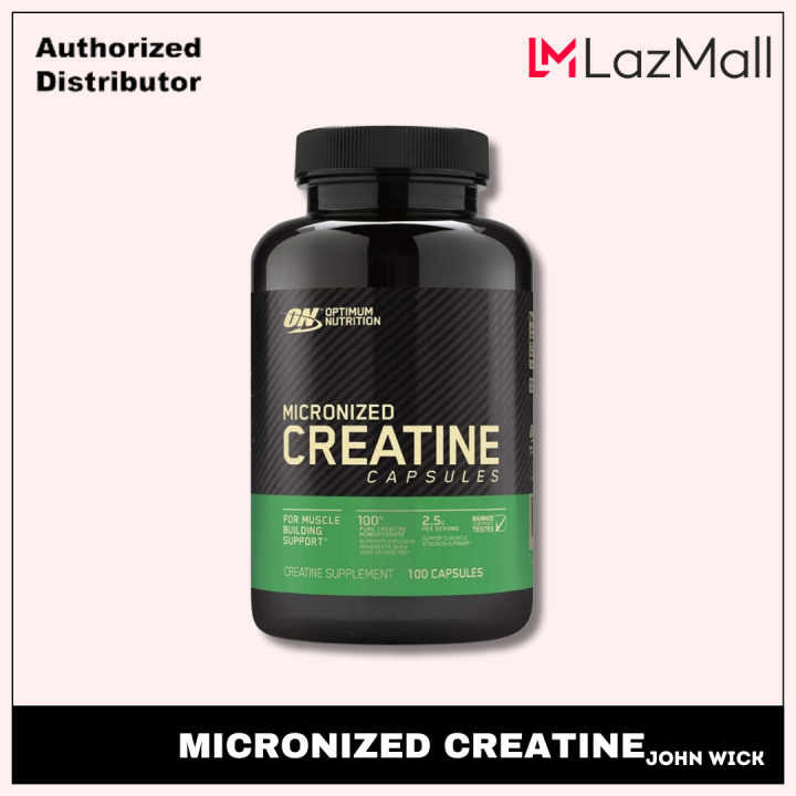 ON Creatine Optimum Nutrition Micronized 100 Capsules | Lazada PH