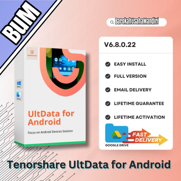 Tenorshare UltData for Android 6.8.0.22 Full Version | Lazada Indonesia