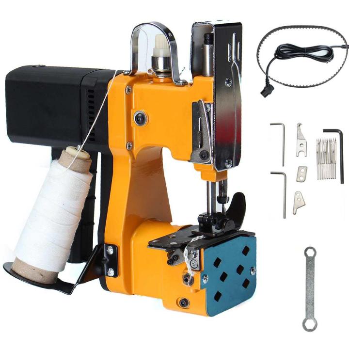 220V Mini Electric Sewing Machine Kit Handheld Bag Closer Stitching ...