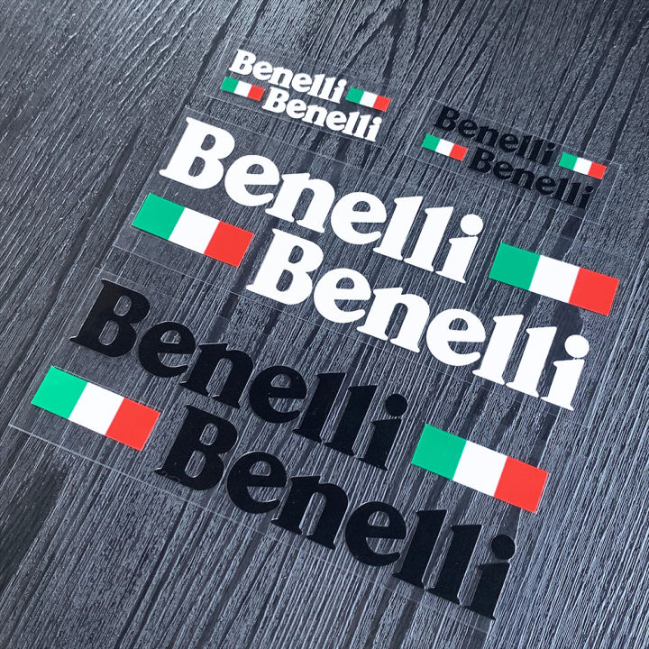 1 Pair Benelli Logo Motorcycle Tank Modified Reflective Stickers Decals ...