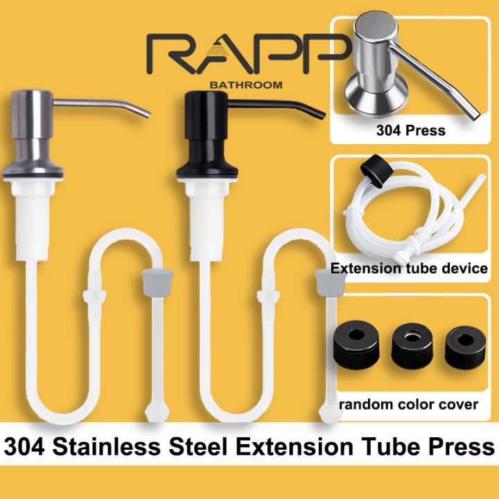 RAPP Stainless Steel Kitchen Sink Soap Dispenser Pump with Extension ...