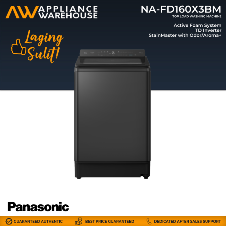 Panasonic NA-FD160X3BM 16 kg Top Load Fully Automatic Washing Machine ...