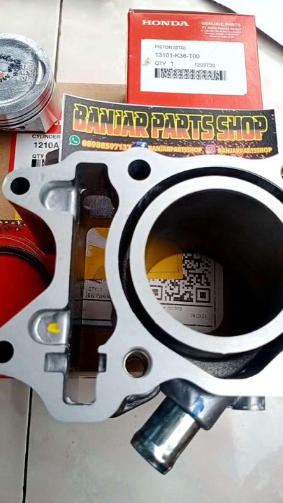 CYLINDER COMP SET PISTON VARIO 150 PCX 150 BLOK PISTON SET PISTON VARIO ...