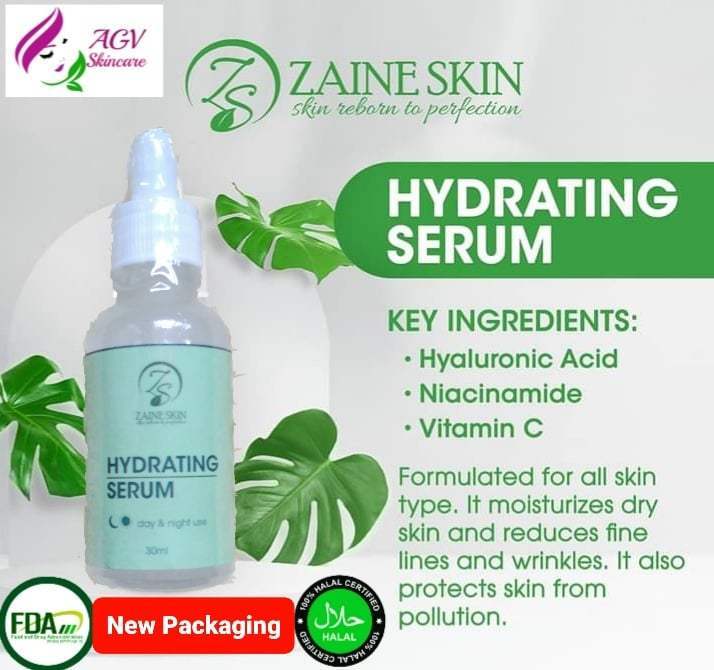 ZAINE SKIN HYDRATING SERUM WITH ANTI-POLLUTION. WITH HYALURONIC ACID ...