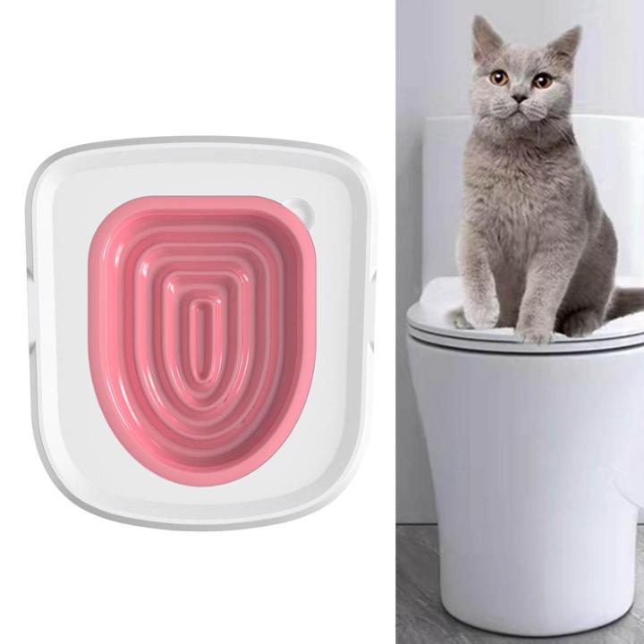 Meowhouse Cat Training Kit System for Toilet,Professional Kitty Toilet ...