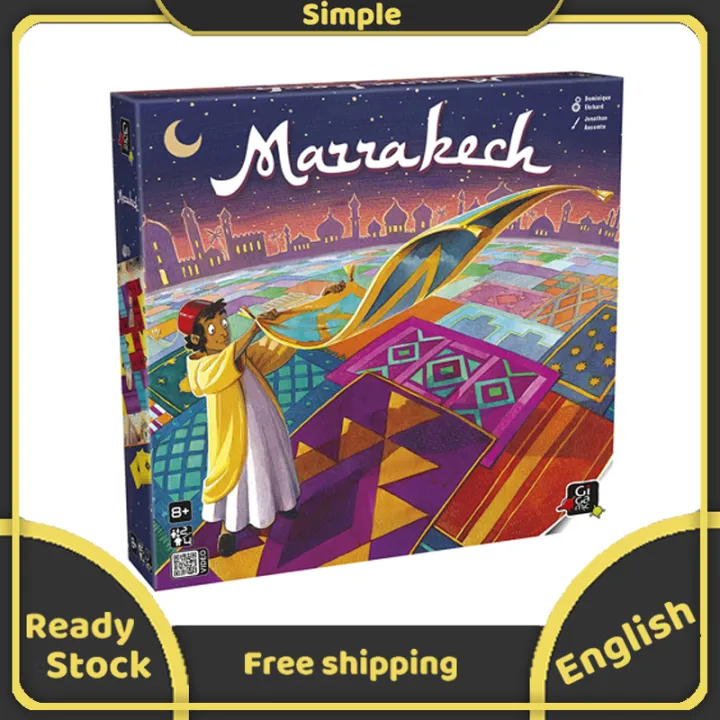 Marrakech Board Game Strategy Game for Families Ages 8+ English Version ...