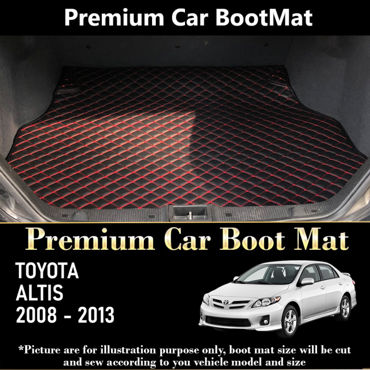 TOYOTA ALTIS 2008 2009 2010 2011 2012 2013 Boot Mat Car Boot Carpet VIP ...