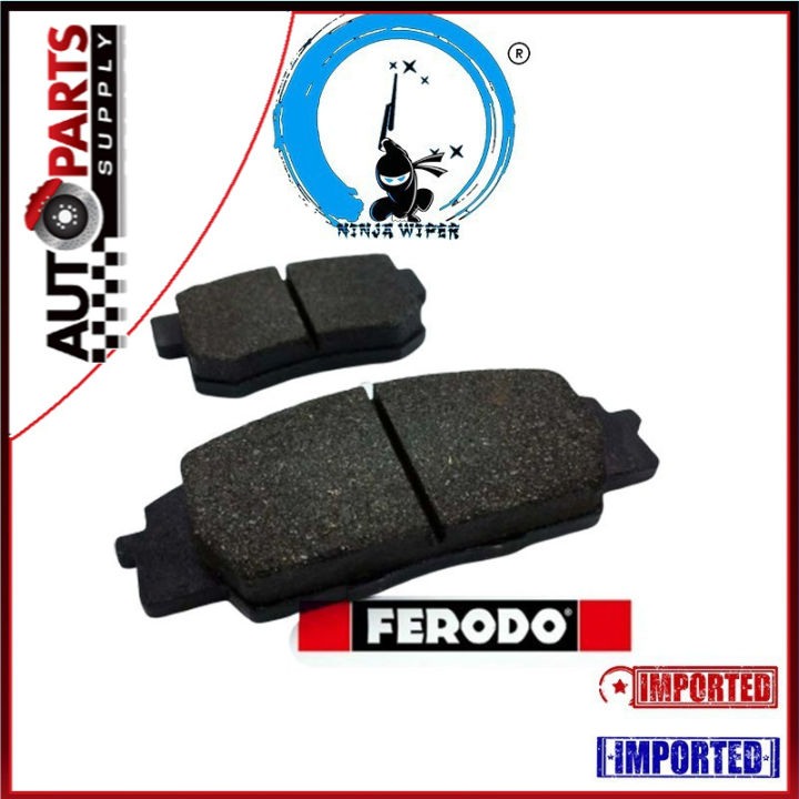 FERODO FRONT BRAKE PAD Toyota Hilux Vigo KUN25 Fortuner | Lazada