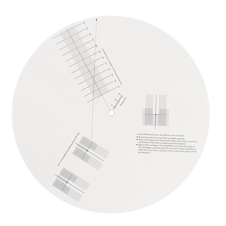 [LYH Store] ExclusiveAnti-Sliding LP Vinyl Calibration Plate Distance ...