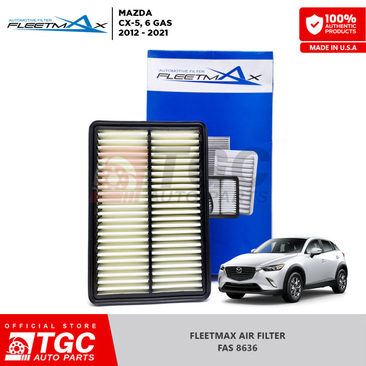 Fleetmax Air Filter / Air Cleaner MAZDA CX-5, 6 GAS 2012 - 2021 FAS ...
