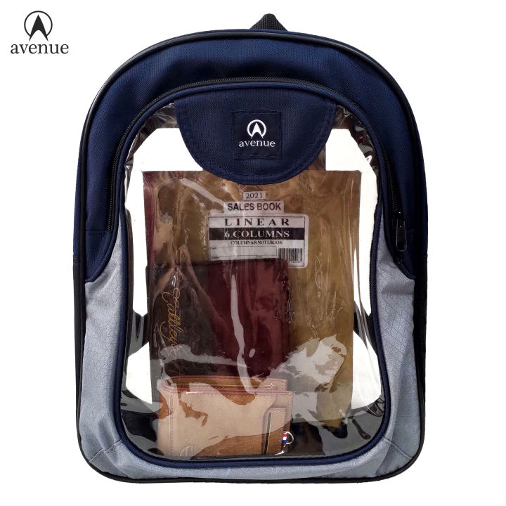 Avenue #3329 Transparent Backpack PVC Bag Knapsack | Lazada PH