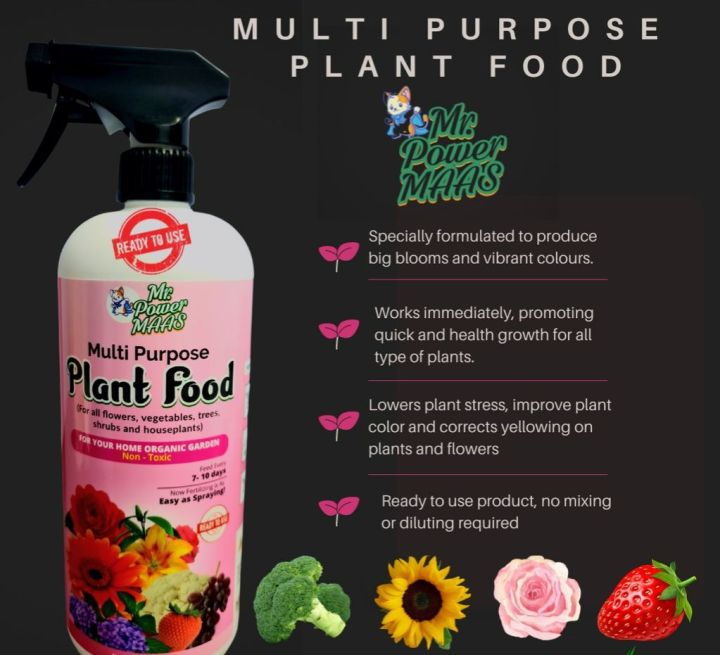 1 Liter Flower Booster / Multi Purpose Plant Food / Baja Penggalak ...