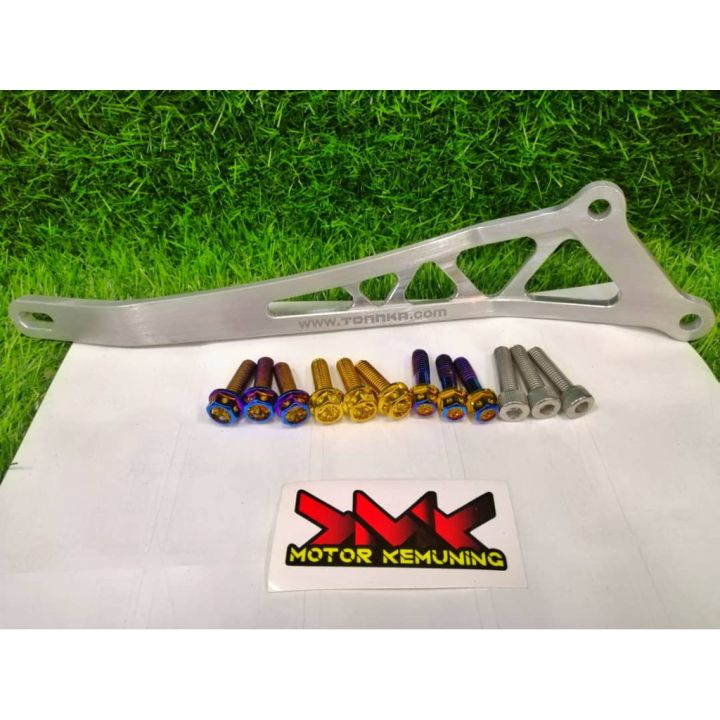 SCREW TITANIUM / GOLD / SILVER BRACKET EXHAUST SKRU IKAT BREKET EXZOZ Y15ZR M8X25 | Lazada